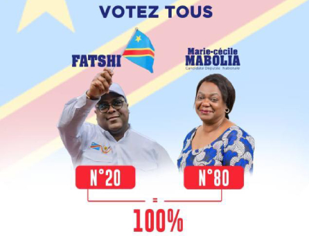 Votez N.80 - Marie-Cécile Mabolia - Candidate Députée Nationale